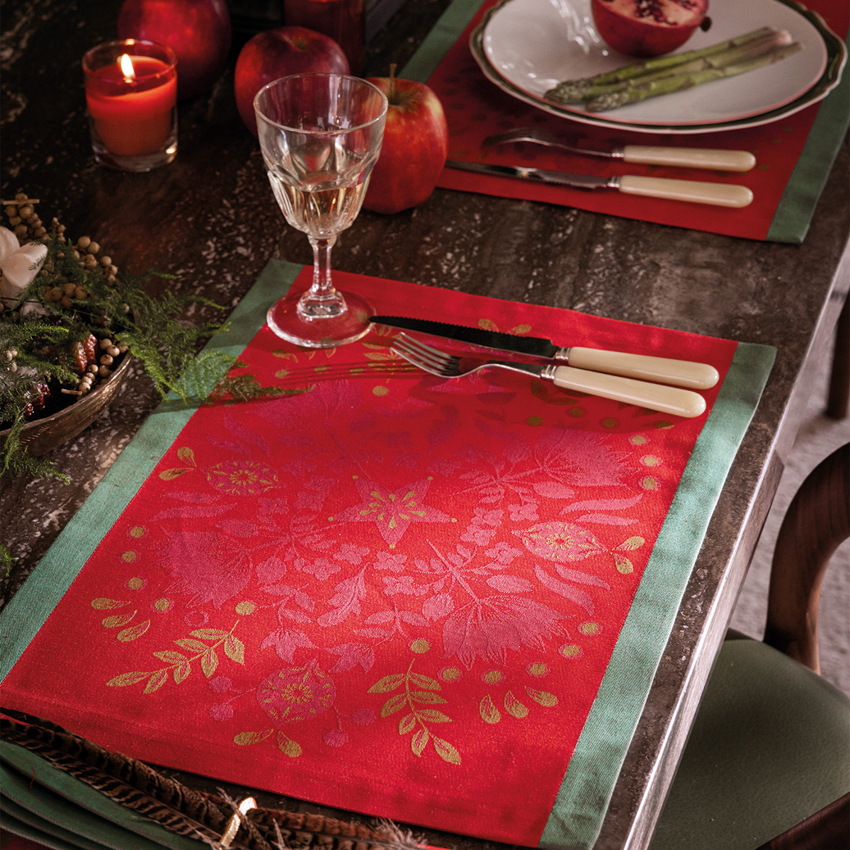 Sets de table Tissu Lavables Made in France | Le Jacquard Français