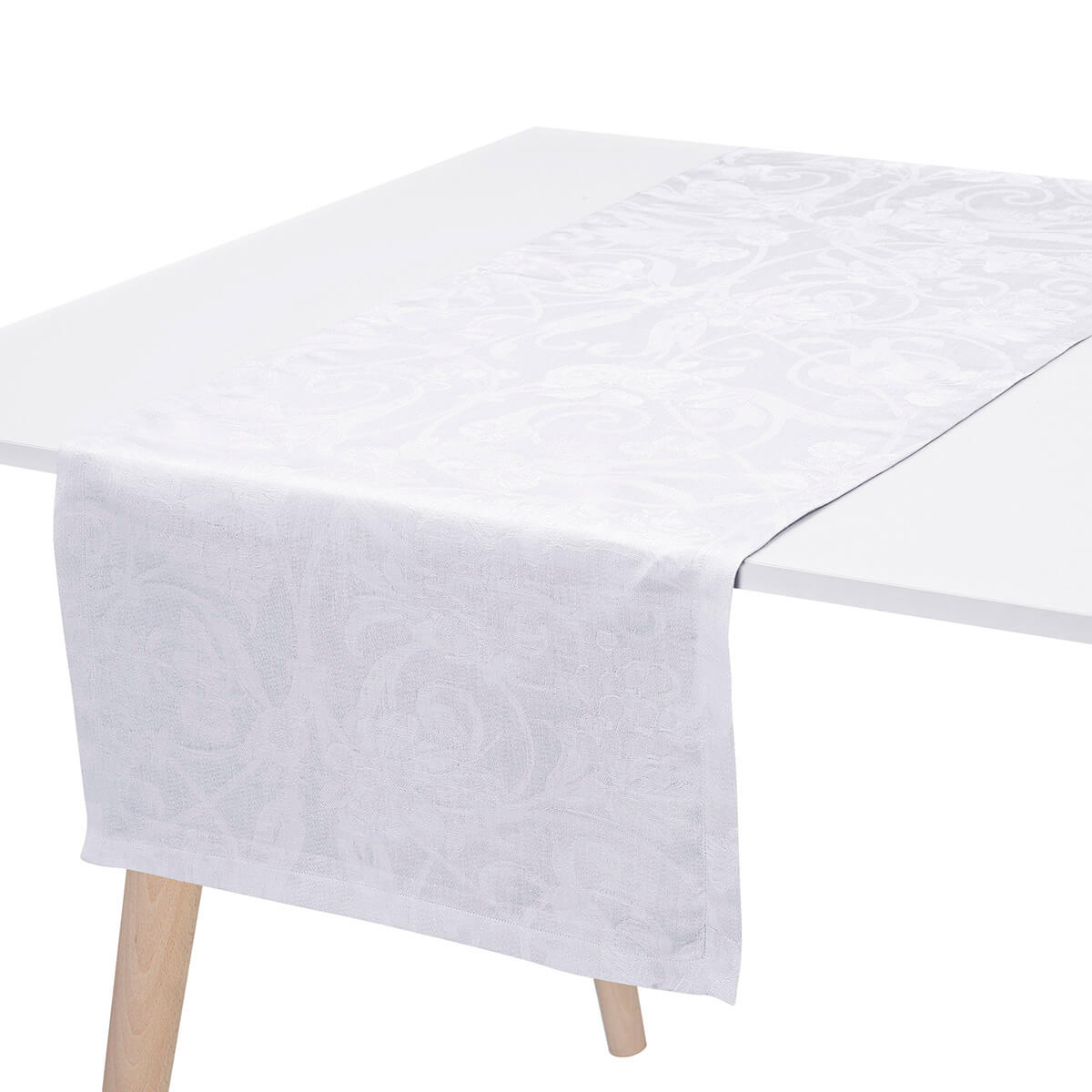 Chemins de Table Tissu Lin, Coton Enduit - Made in France | Le Jacquard ...