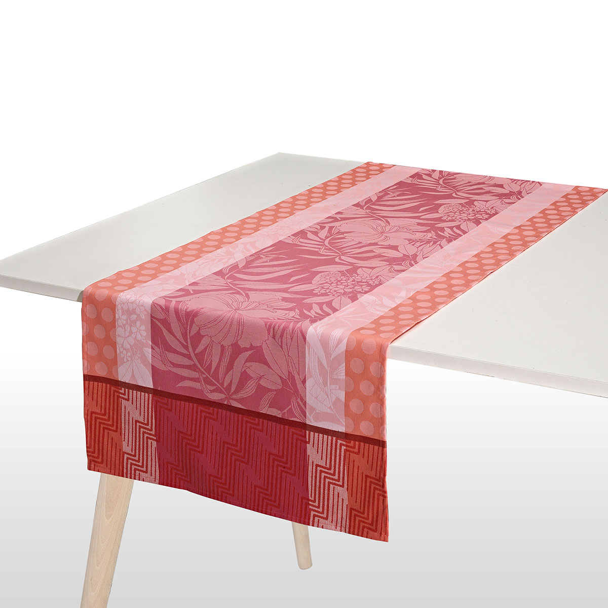 Chemins de Table Tissu Lin, Coton Enduit - Made in France | Le Jacquard ...