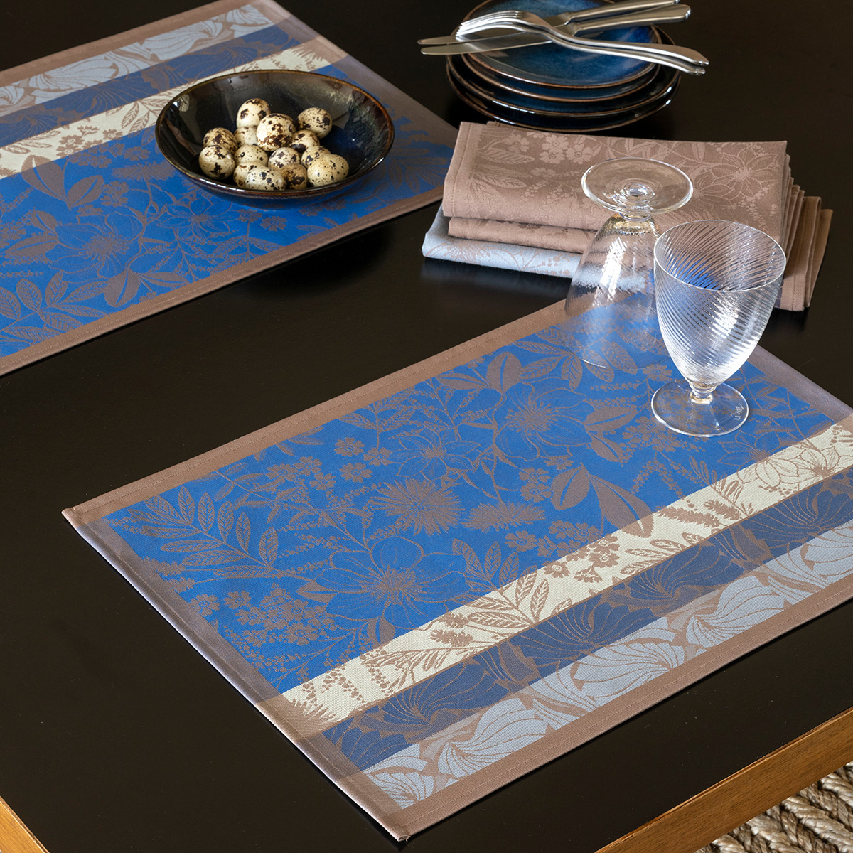Sets de table Tissu Lavables Made in France | Le Jacquard Français