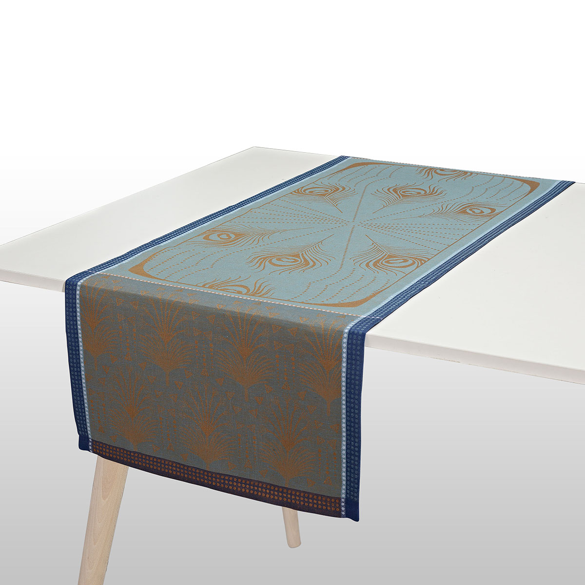 Chemins de Table Tissu Lin, Coton Enduit - Made in France | Le Jacquard ...