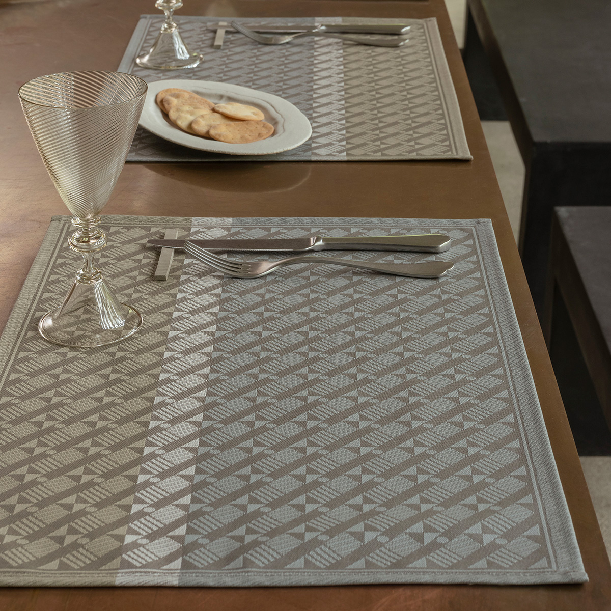 Sets de table Tissu Lavables Made in France | Le Jacquard Français